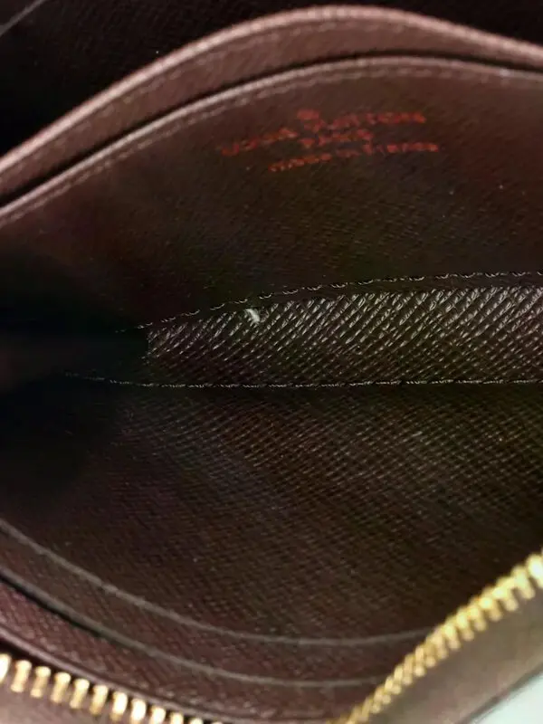 LOUIS VUITTON Zippy Coin Purse Damier Pouch