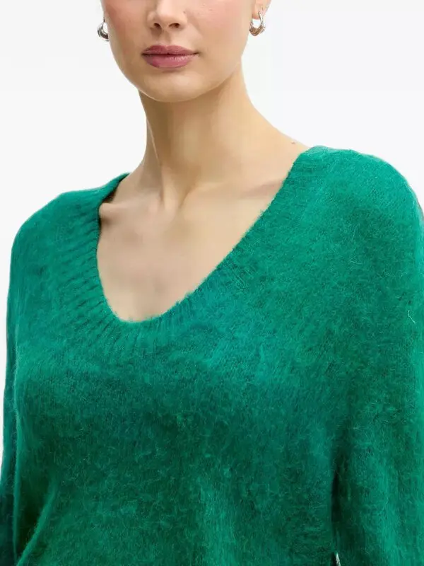 BENETTON V-neck Sweater - Green