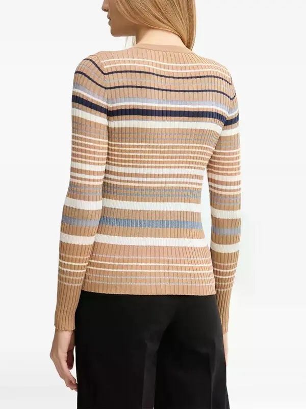 BENETTON Striped Cardigan