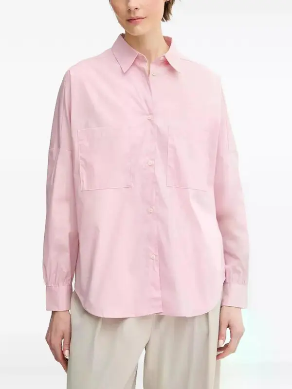 BENETTON Patch-pocket Shirt - Pink