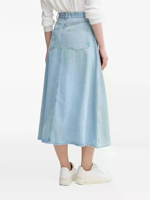BENETTON A-line Denim Skirt
