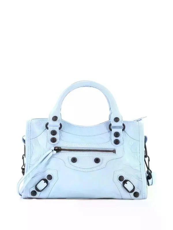 Balenciaga City Classic Studs Bag Leather Mini Satchel
