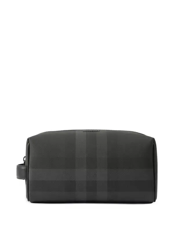 Burberry Check-pattern Travel Pouch