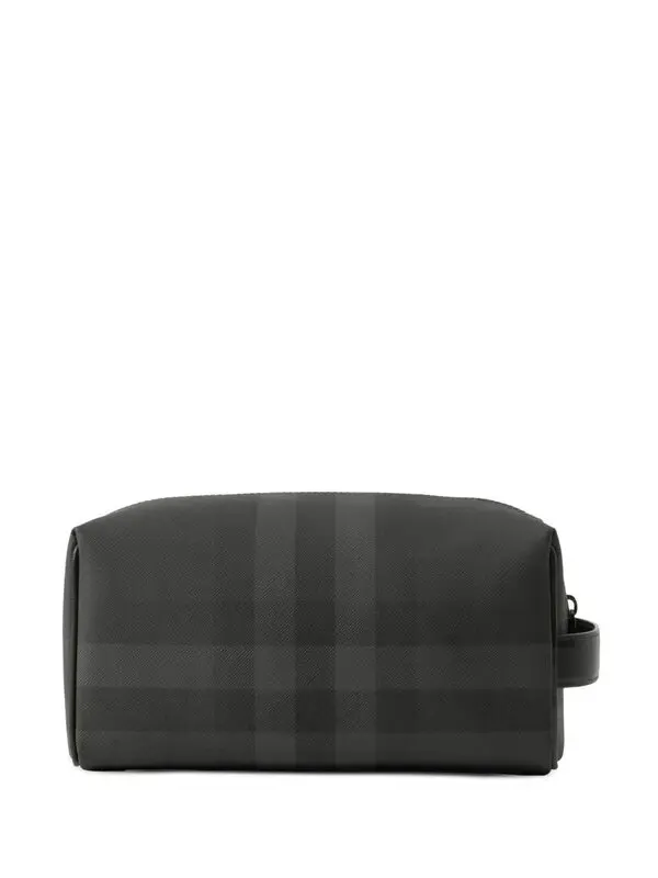 Burberry Check-pattern Travel Pouch