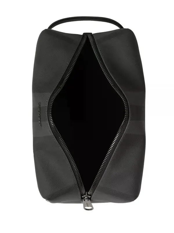 Burberry Check-pattern Travel Pouch