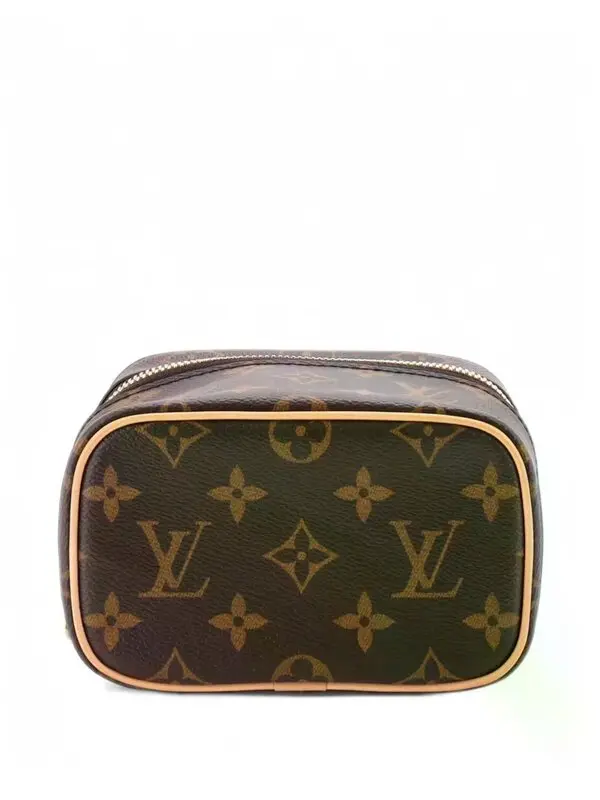 LOUIS VUITTON Nice Vanity Case Monogram Canvas Nano Pouch
