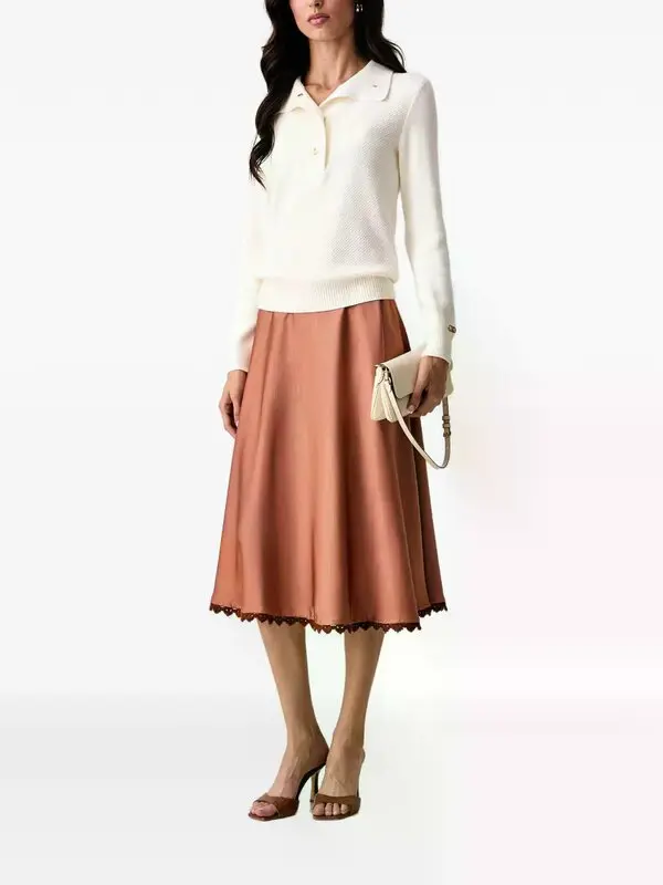 Liu Jo Button-up Textured Sweater