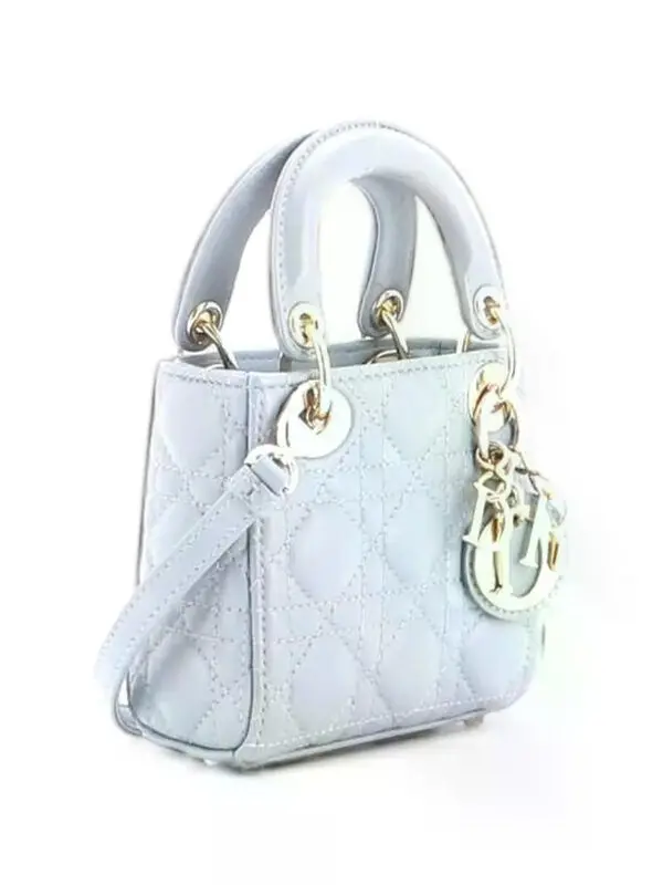 Dior Lady Bag Cannage Quilt Lambskin Micro Shoulder Bag