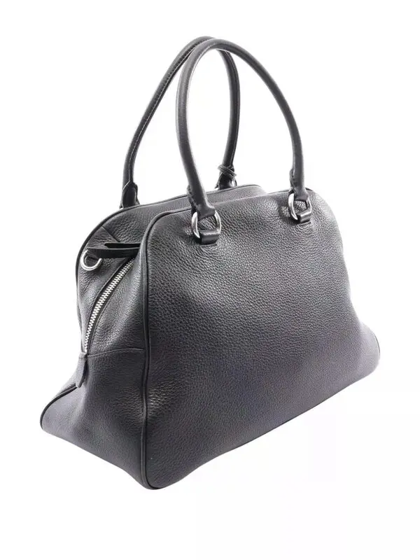 Prada 2010-2026 Vitello Daino Zip Top Satchel