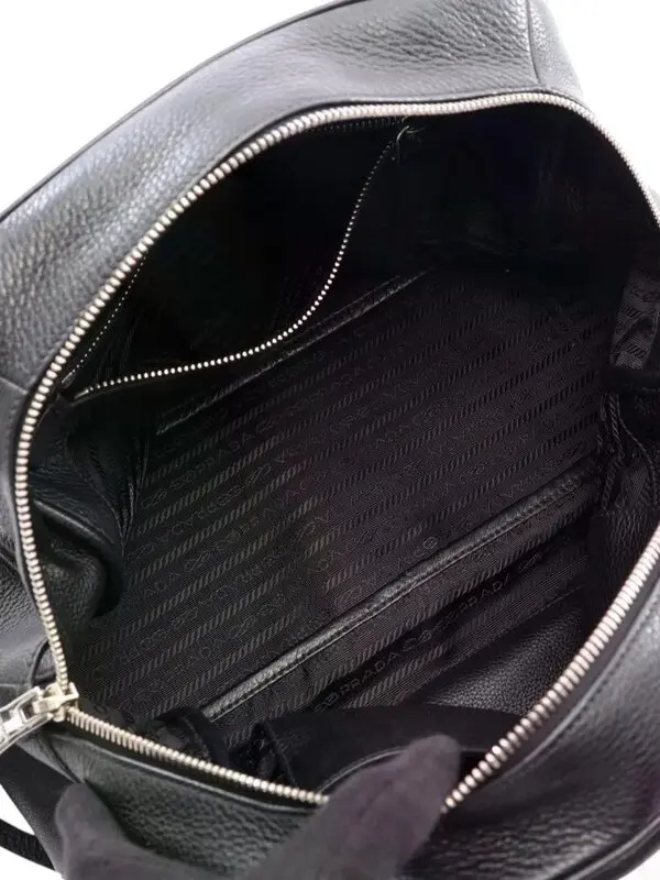 Prada 2010-2026 Vitello Daino Zip Top Satchel