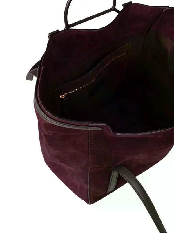 Borbonese Large Shopping Suede Tote Bag