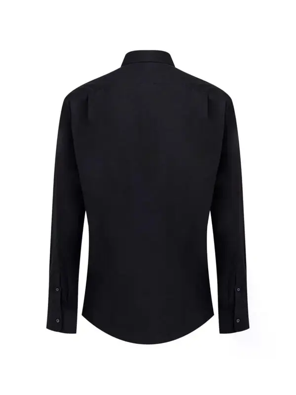 Dolce & Gabbana Pleated-front Long-sleeve Shirt - Blue