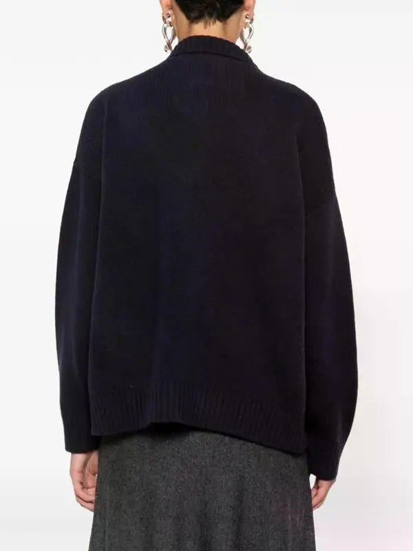 Max Mara V-neck Spread-collar Sweater