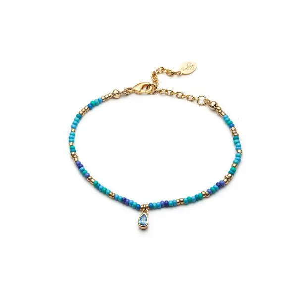 WITH LOVE DARLING Water Drop Beaded Bracelet