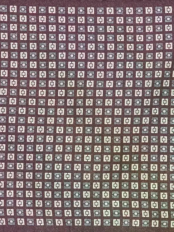 Eleventy Geometric-pattern Pocket Square - Red