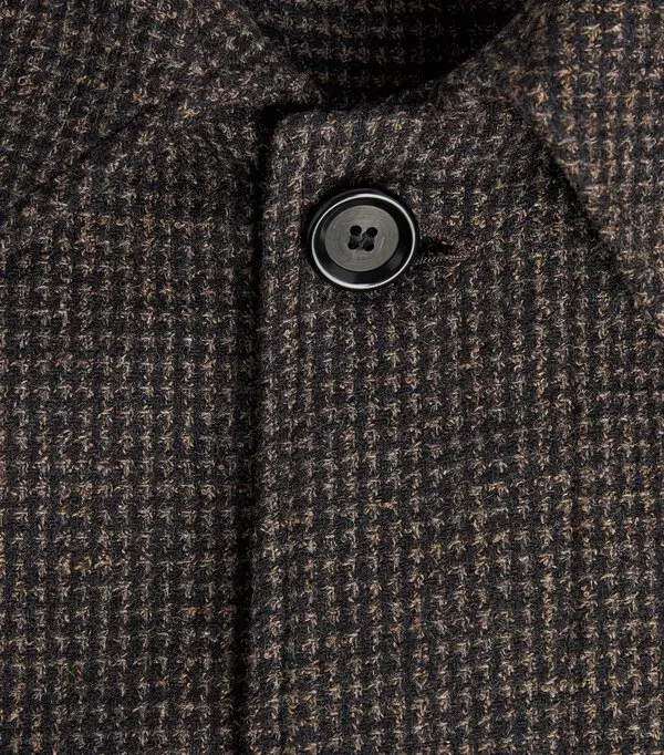 Oliver Peoples Tweed Houndstooth Lothian Coat