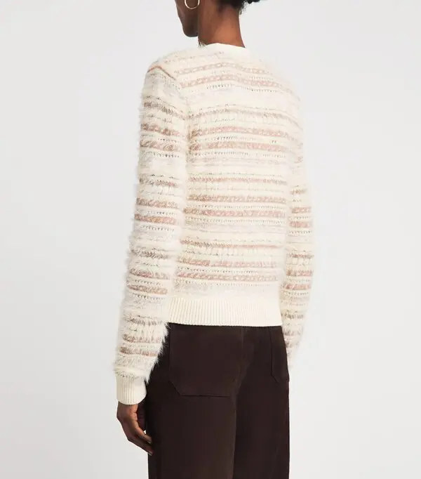 L'Agence Stripe Ariadne Cardigan