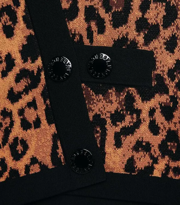 L'Agence Leopard Print Osiris Cardigan