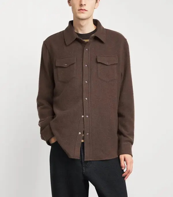 GOD'S TRUE CASHMERE Cashmere Button-up Shirt