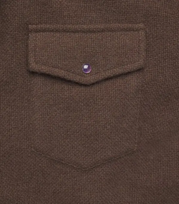 GOD'S TRUE CASHMERE Cashmere Button-up Shirt