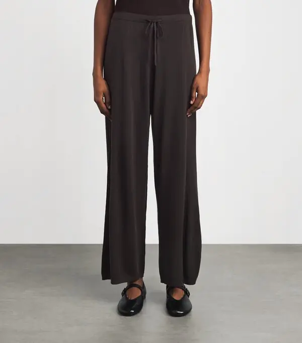 LESET Merino Wool Wide-leg James Lounge Trousers