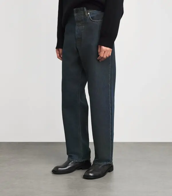 Stone Island Coated Relaxed Jeans