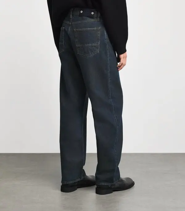 Stone Island Coated Relaxed Jeans