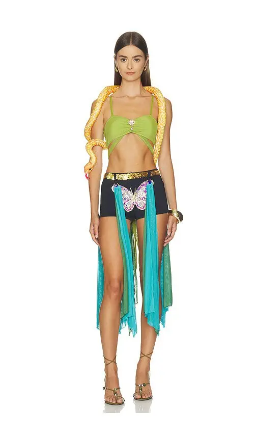DOLLS KILL Servin Snake Charmer Costume - Multi