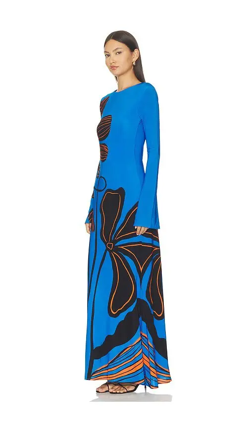 CALA DE LA CRUZ Amay Dress In . Also - Blue