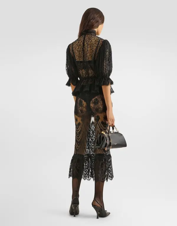 Dolce & Gabbana Chantilly Lace Skirt Collection