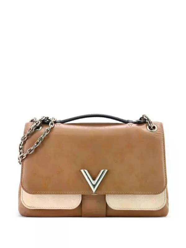 LOUIS VUITTON Very Chain Bag Monogram Leather Shoulder Bag