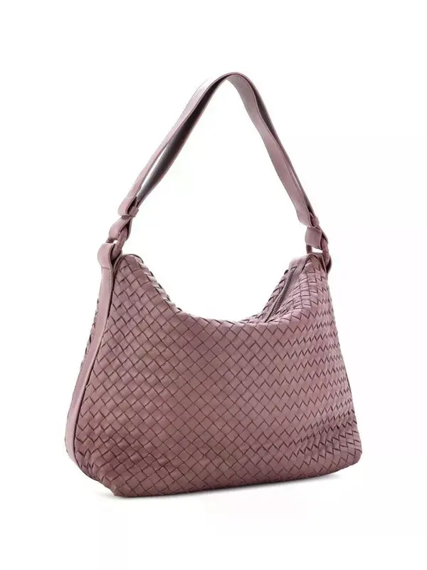 Bottega Veneta Zip Intrecciato Nappa Large Shoulder Bag