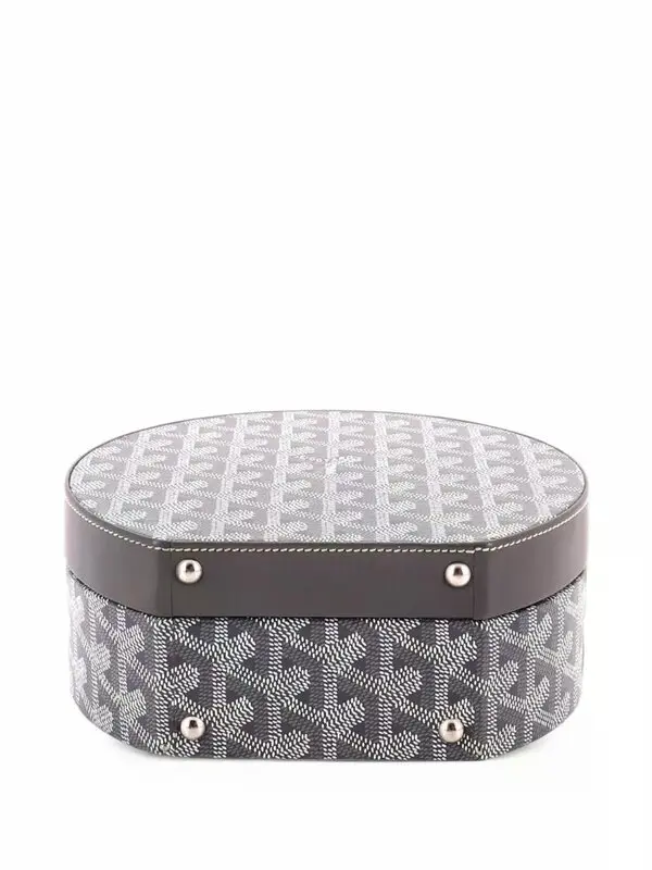 Goyard Alto Hatbox Bag Coated Canvas Satchel