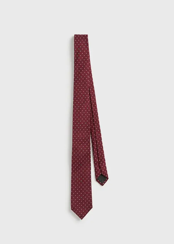 TOTEME Dot Tie - Burgundy