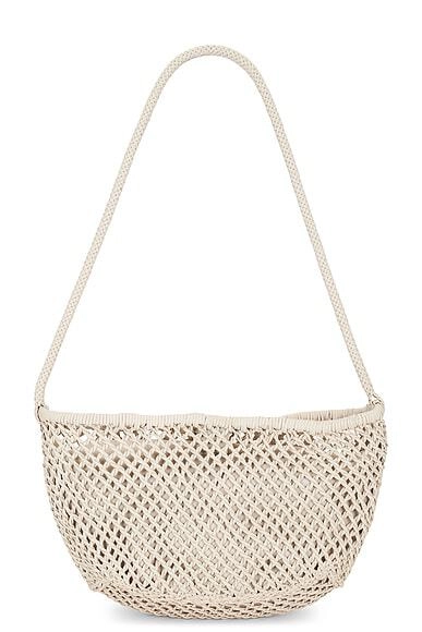 ST. AGNI Mesh Crescent Bag