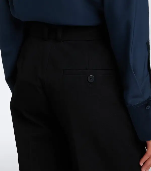 JOSEPH Yukio Gabardine Wide-leg Pants