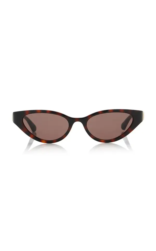 Gucci Cat-eye Acetate Sunglasses - Brown