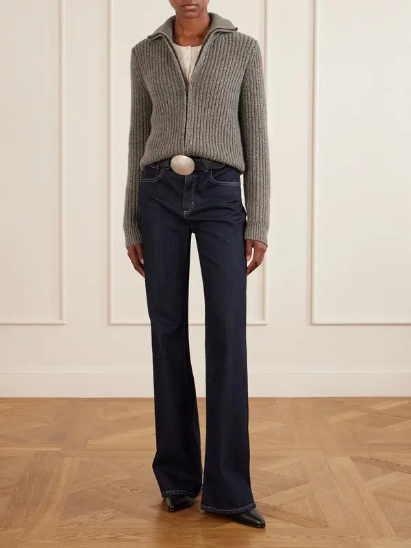 NILI LOTAN Celia High-rise Flared Jeans