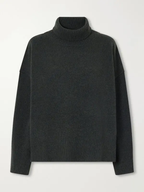 SKALL STUDIO Silene Rib-trimmed Wool Turtleneck Sweater