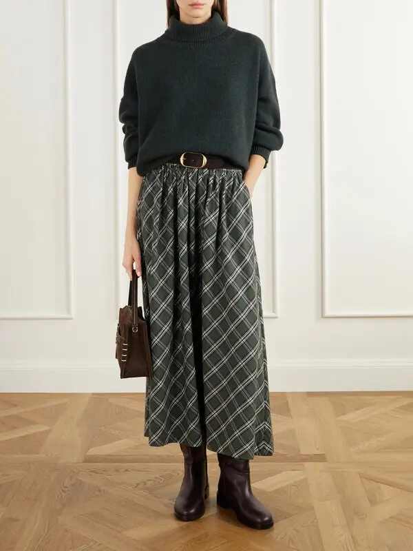 SKALL STUDIO Silene Rib-trimmed Wool Turtleneck Sweater