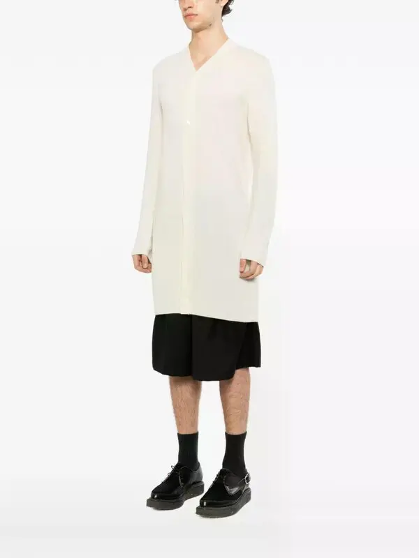 Comme Des Garçons Longline Button-up Cardigan