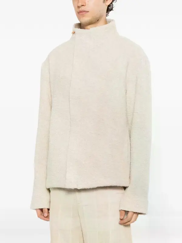 YOUNG N SANG Zip-up Boucle Jacket