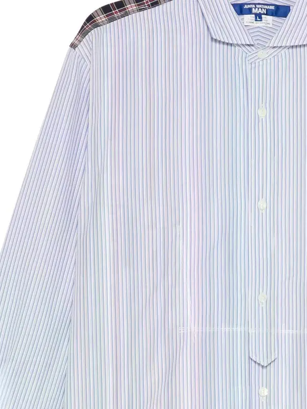 Junya Watanabe Striped Panelled Shirt