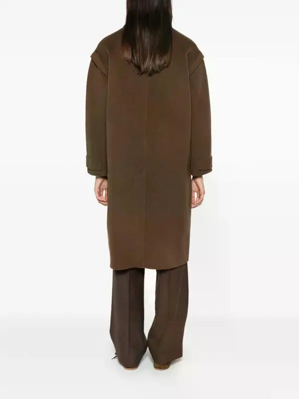 Sandro Button-up Wool Coat