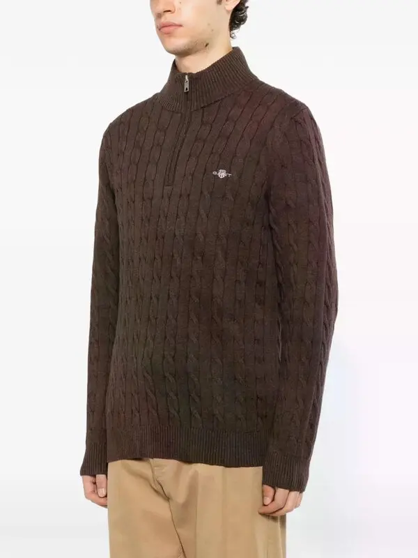 Gant Logo-embroidered Jumper