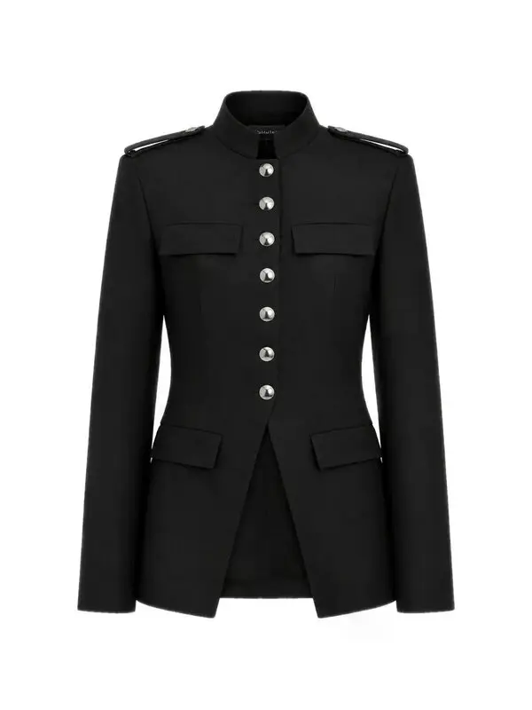 NICHOLAS Button-up Epaulette-detail Jacket