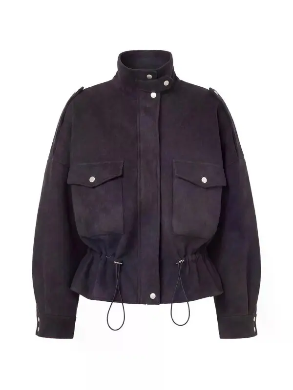 NICHOLAS Drawstring-waist Jacket - Black