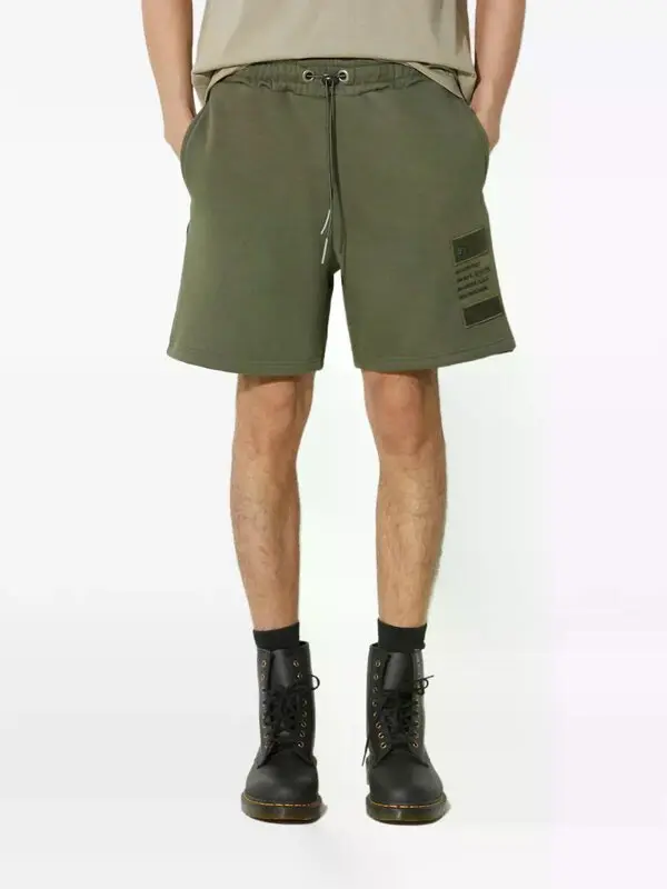 Alpha Industries Logo-patch Drawstring Shorts