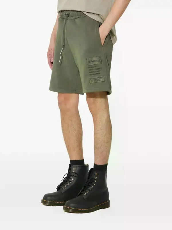 Alpha Industries Logo-patch Drawstring Shorts