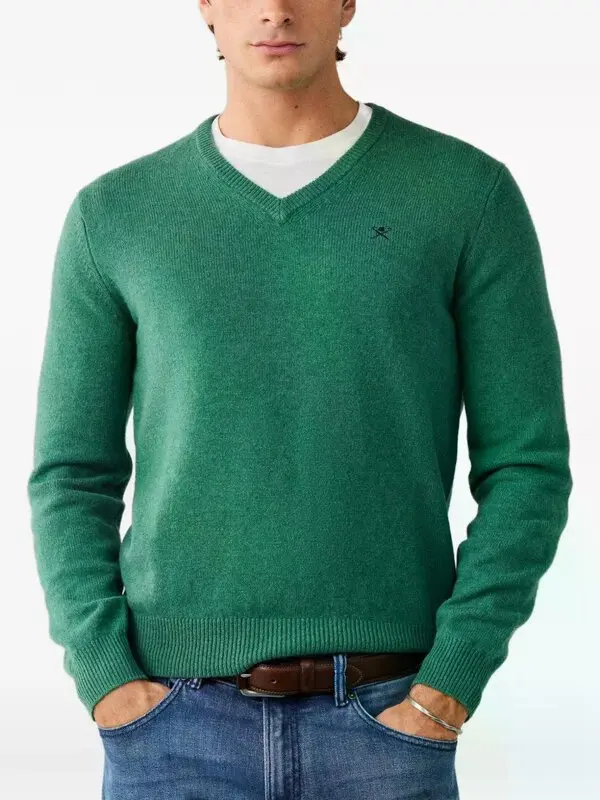 HACKETT  V-neck Wool Sweater